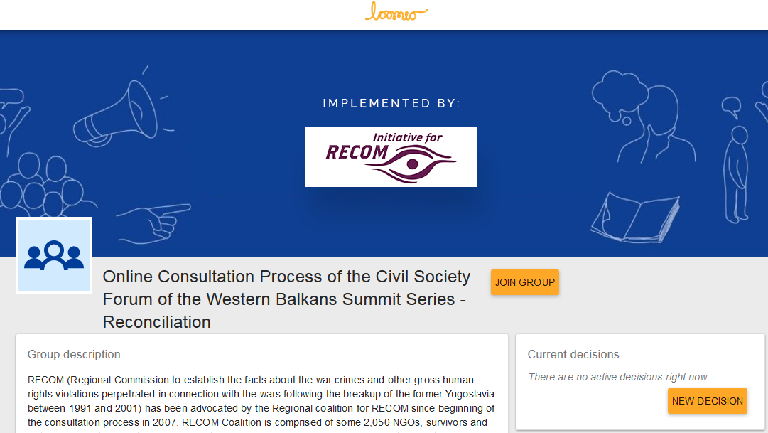 REKOM ~ KOMRA ~ RECOMOnline Consultation Process of the Civil Society ...